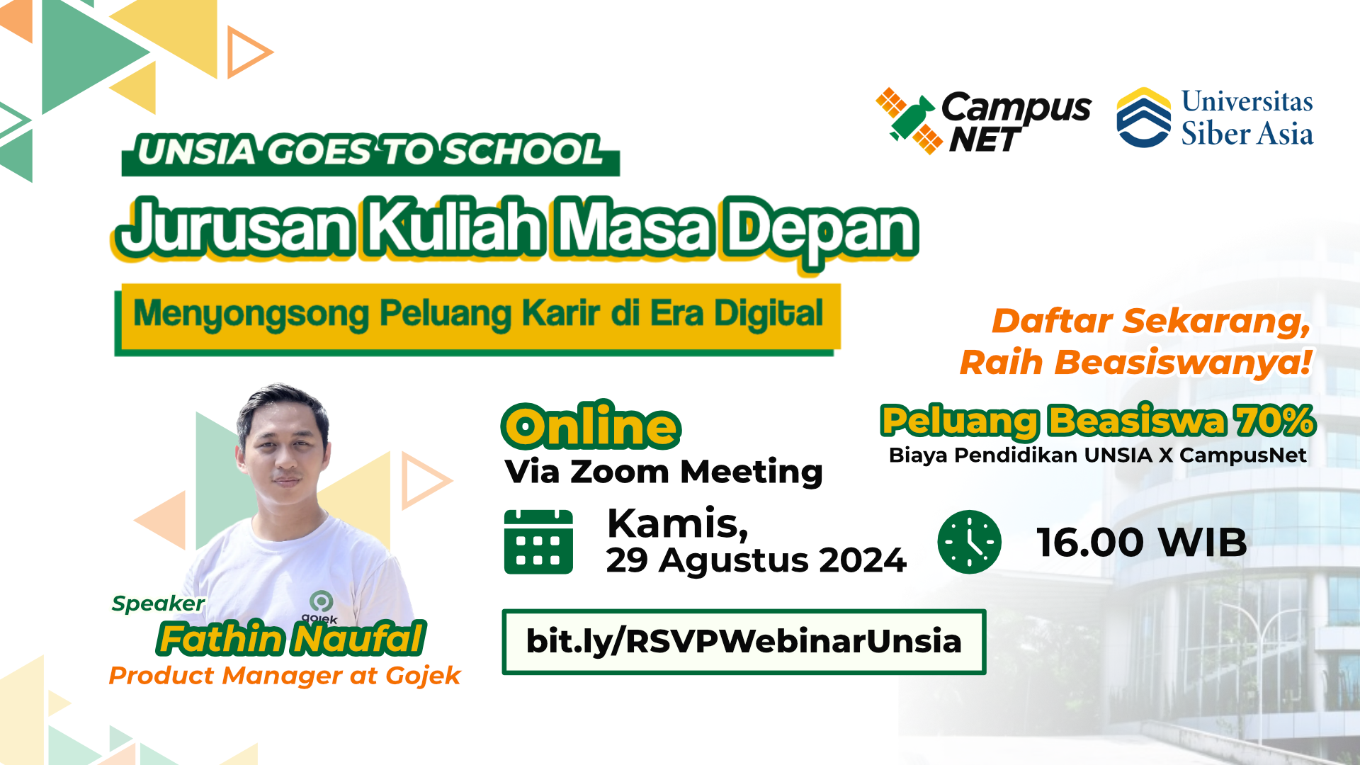 UNSIA Goes To School by CampusNet - CampusNet