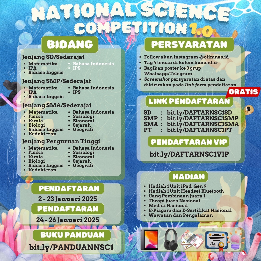 Kompetisi Akademik: National Science Competition 1.0 - CampusNet