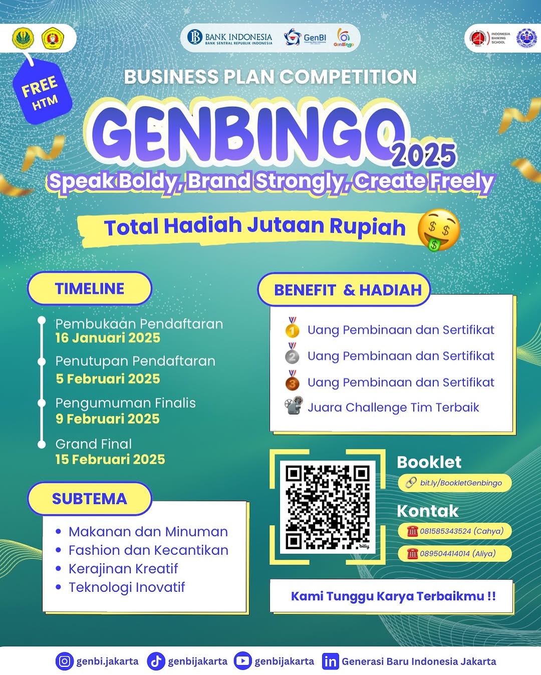 Business Model Canvas Competition dalam GenBINGO 2025 - CampusNet